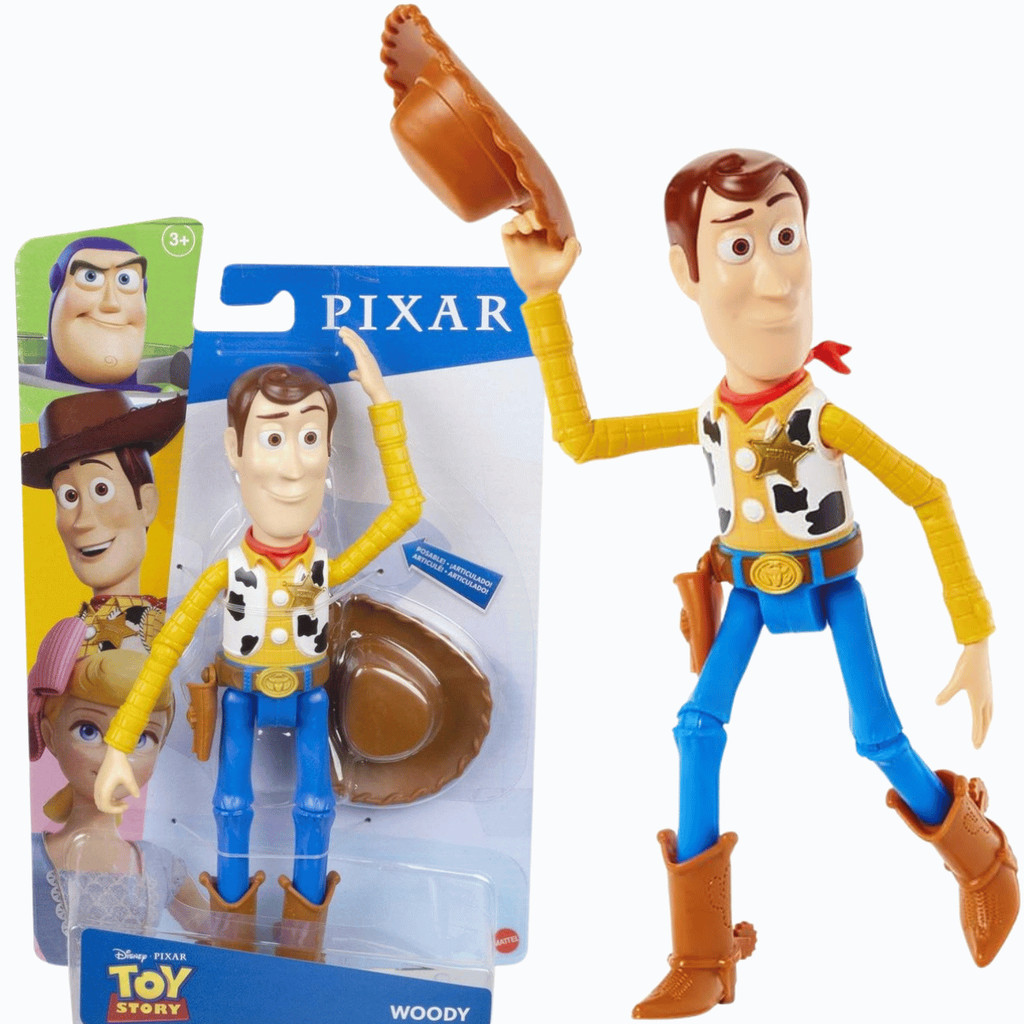 Boneco Disney Pixar Toy Story Woody Articulado 22cm 3+Mattel | Shopee ...