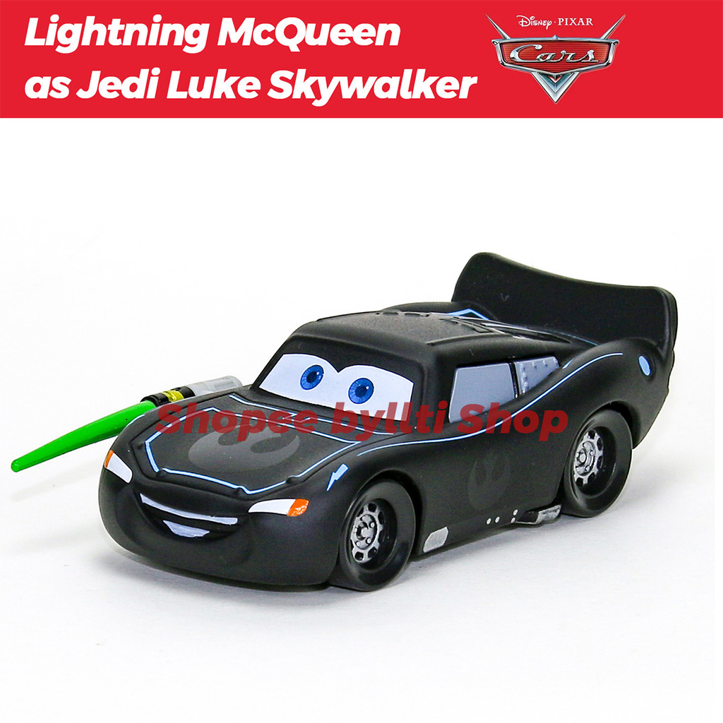 Mattel Disney Pixar Carros Relâmpago Mcqueen Como Jedi Luke 1/55 Carro ...