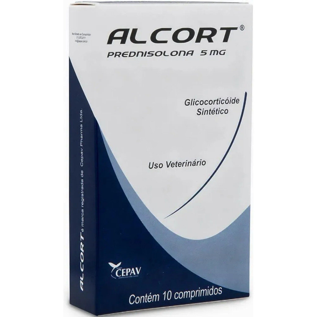 Alcort 5mg Com 10comprimidos - Acetato De Prednisolona Cepav | Shopee ...