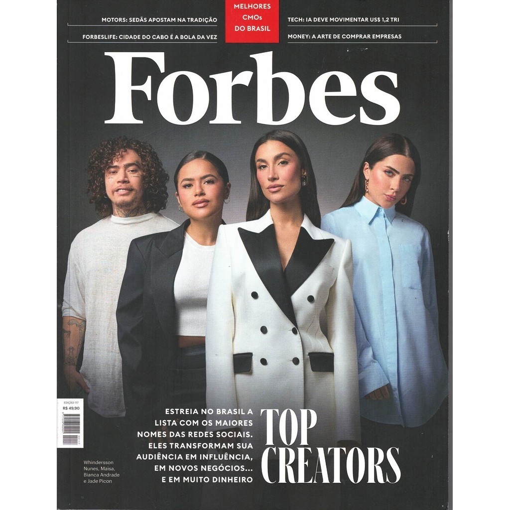 Forbes Nº 117 - Top Cretors (Whiderson Nunes, Maisa, Bianca Andrade e ...