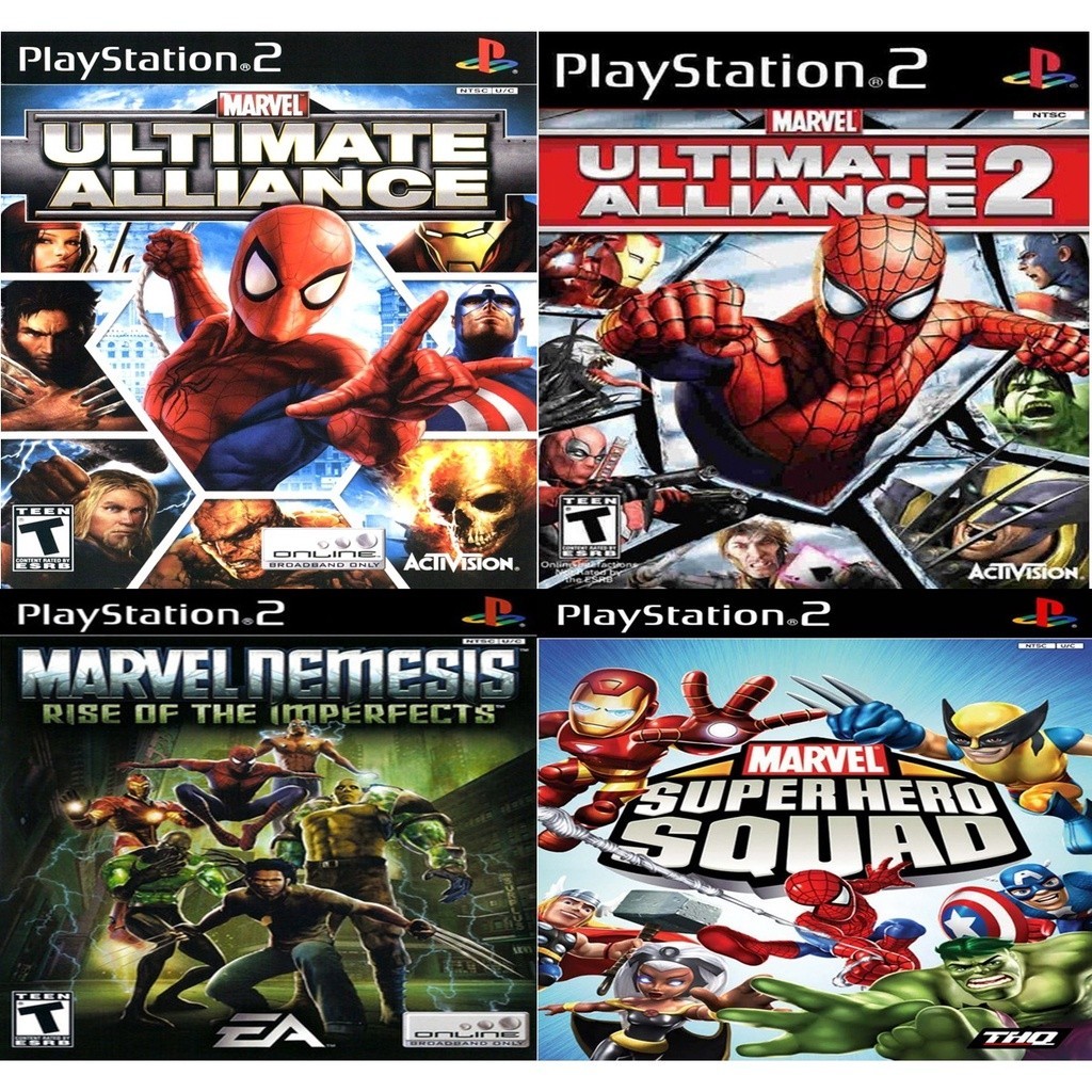 Kit Marvel Ultimate Alliance Collection + Nemesis Super Hero Squad com ...