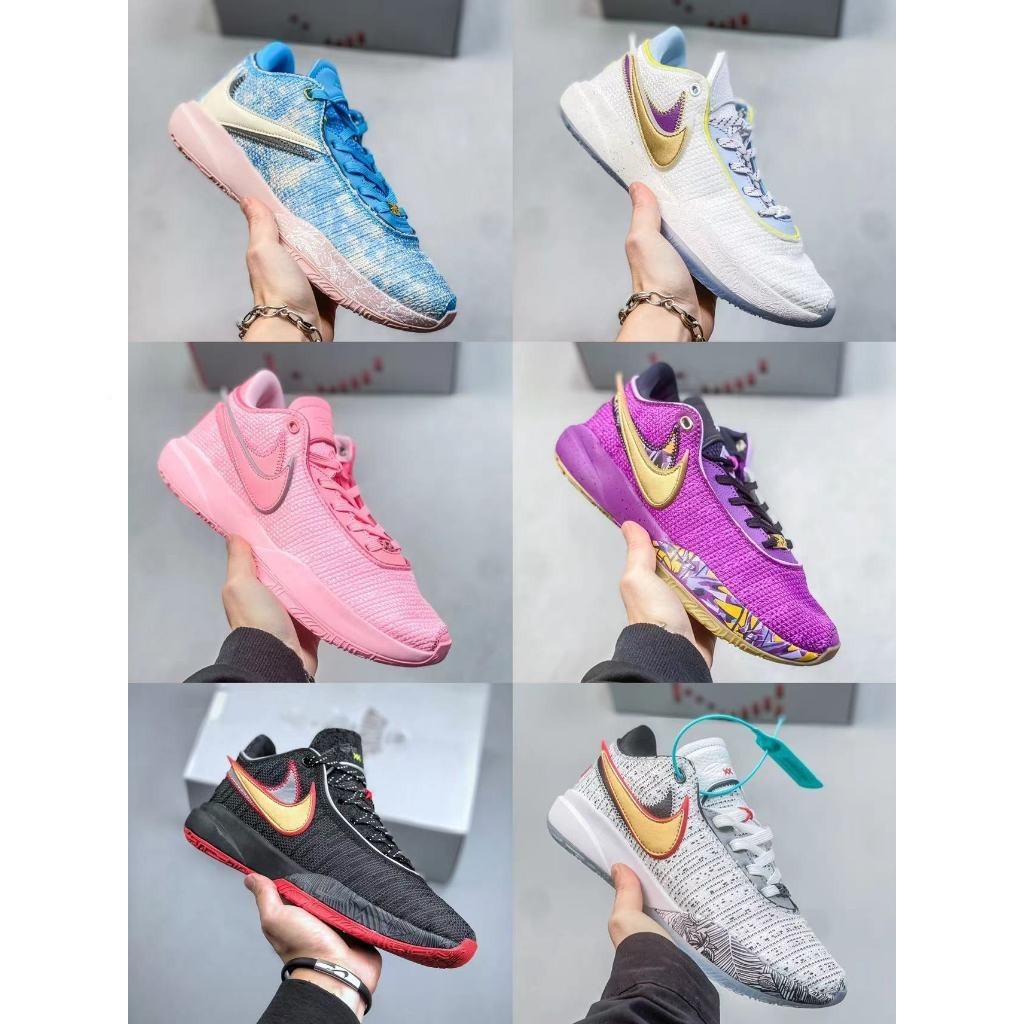 New Time Machine Lebron 20 EP preto e vermelho Low Top tênis de ...