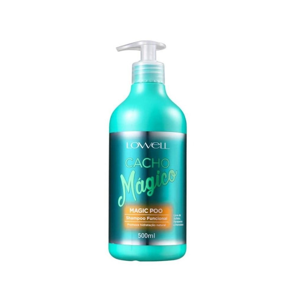 Lowell Cacho Mágico Magic Poo - Shampoo sem Sulfato 500ml | Shopee Brasil