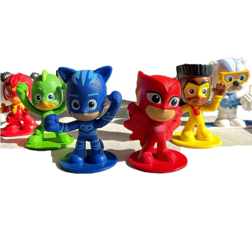 Coleção PJ Masks Burger King 6 Bonecos Diferentes Bk Set Completo de ...