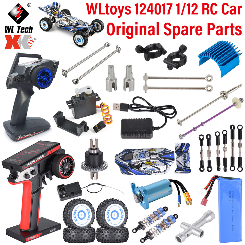 WLtoys XK 1/12 124017 RC Peças De Reposição Para Carros Pneus De ...