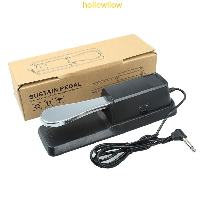 HHOT Sustain Pedal Para Teclado Piano Digital Sintetizador MIDI Com ...