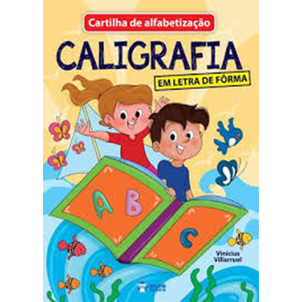 Cartilha de Alfabetização - Letra de Forma | Shopee Brasil