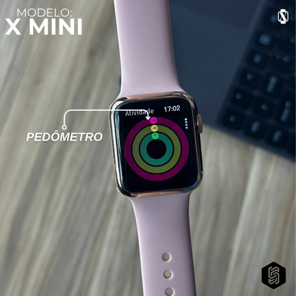 smartwatch X mini - 38mm | Shopee Brasil