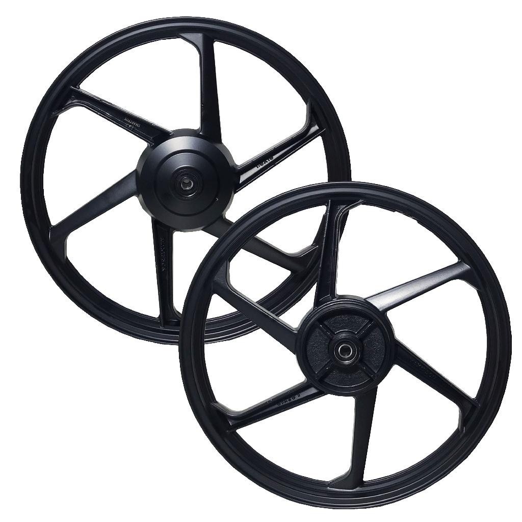 Jogo Roda 6 Palito Ybr 125 Factor 2000 Até 2016 Freio Tambor | Shopee ...