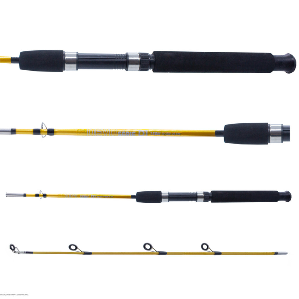 Vara Molinete Max Bull 1,65 mts 2 partes 10-20 lbs - Deyu | Shopee Brasil