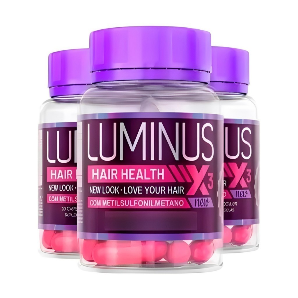 Kit 3 meses - Luminus Hair - Vitamina Capilar | Shopee Brasil
