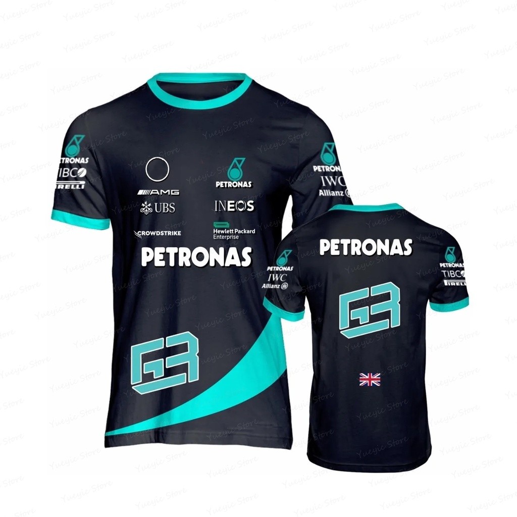 Camiseta Esportiva De Verão Da Moda F1 Fórmula 1 Racing AMG Petronas ...