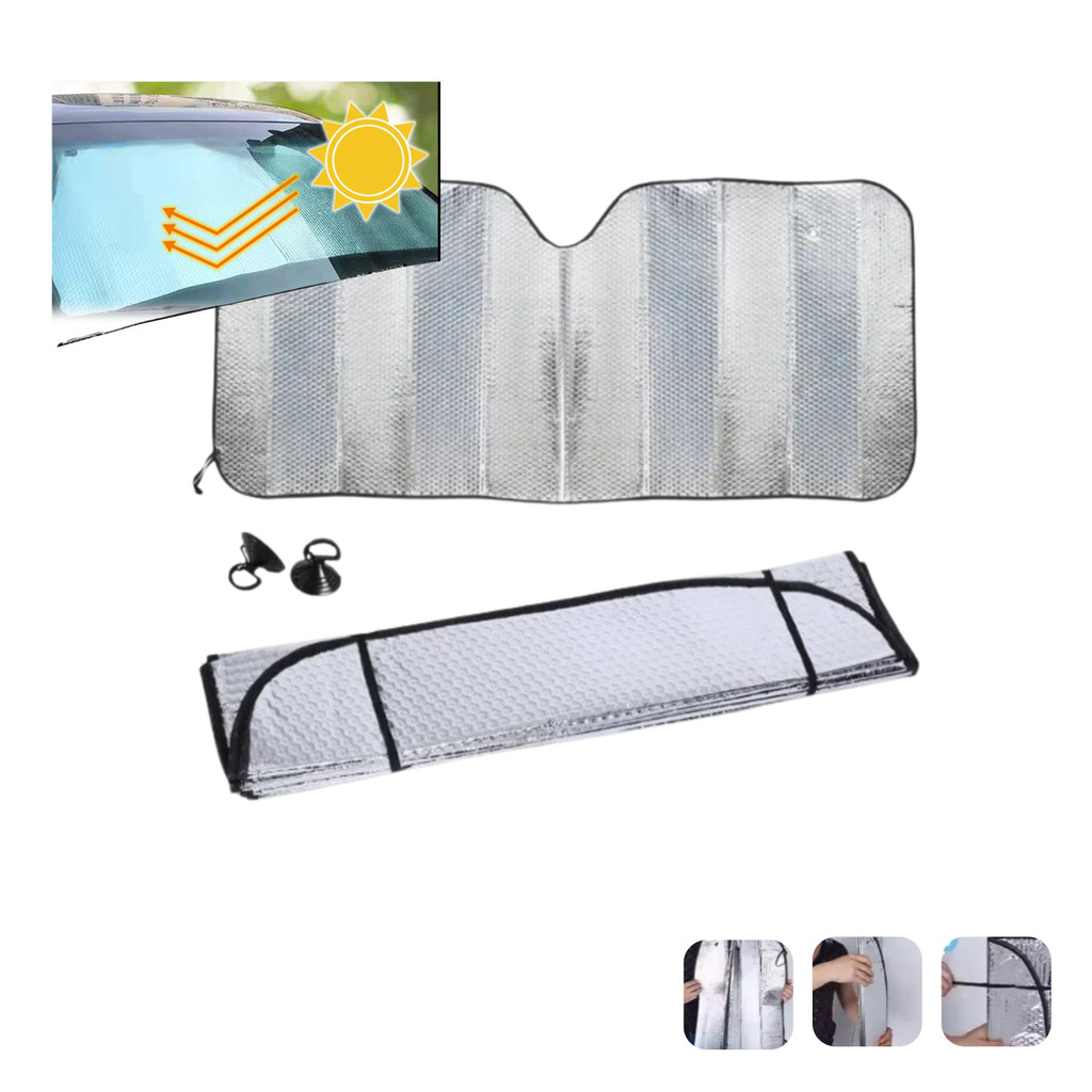 quebra sol para carro Protetor Solar Parabrisa Painel Carro Tapa Sol ...