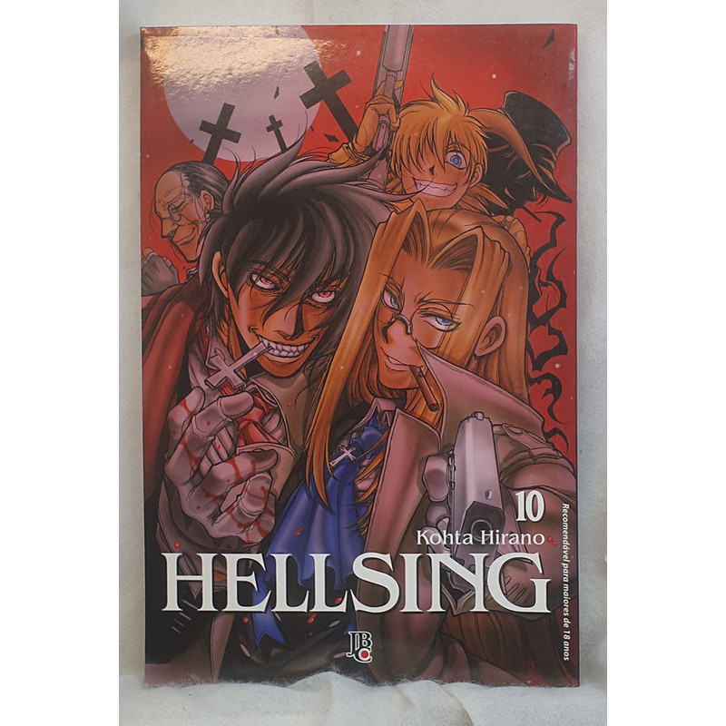 Mangá Hellsing Volume 10 - Editora JBC | Shopee Brasil
