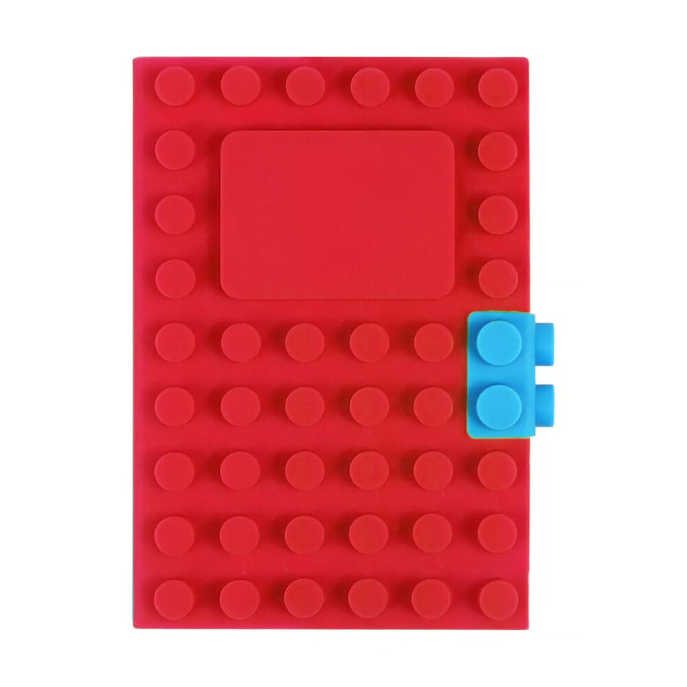 Caderno LEGO Criativo A6 Anotações Capa de Silicone Vermelho | Shopee ...