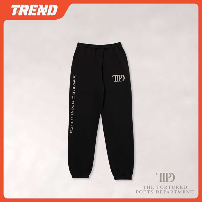 Taylor Swift TTPD Calças De Jogger Pants Down Bad Crying At The Gym ...