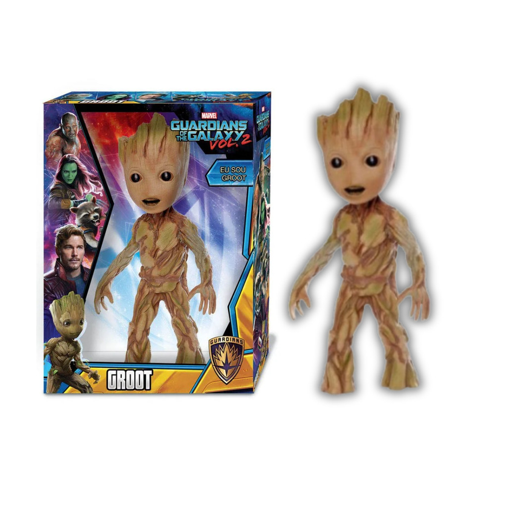 Boneco Groot Grande 45cm Marvel Revolution Guardiões da Galáxia ...