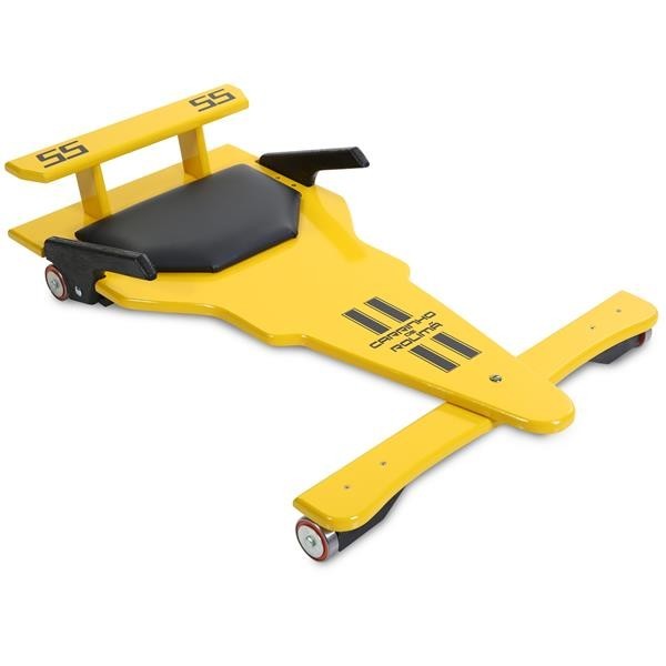 Carrinho de Rolimã F1 Junior Amarelo 55 | Shopee Brasil