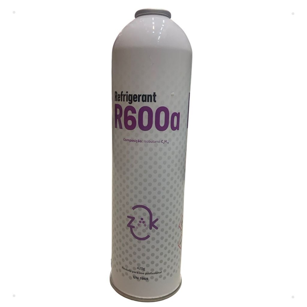 Gás Refrigerante R600a Isobutano Lata De Alta Perforce R420g | Shopee Brasil