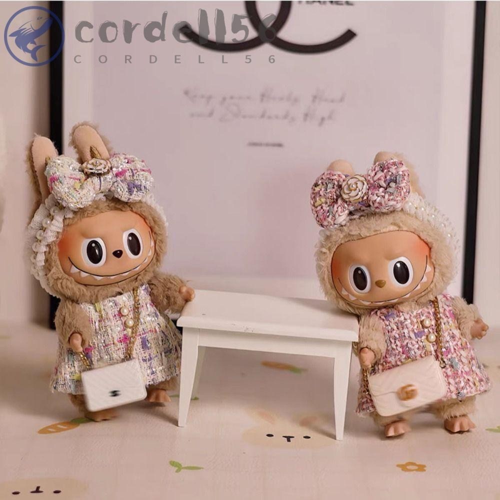 CORDELL 17cm Labubu Doll's Luxury Clothes , C Style Camellia Sinensis ...