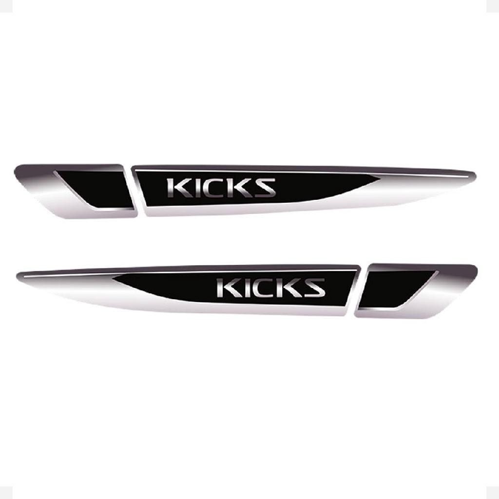 Aplique Lateral Compatível Kicks 2017/2020 Emblema Resinado | Shopee Brasil