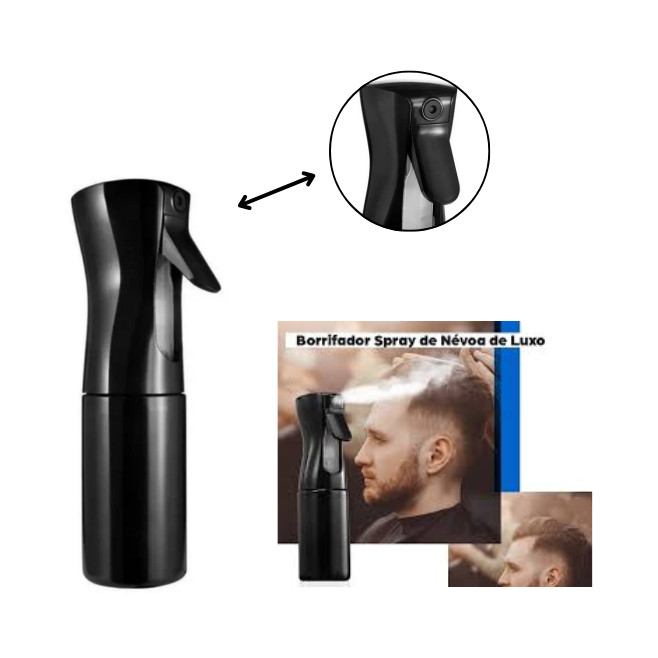 1 Pulverizador Barbeiro Detailer para Homens - Borrifador Spray Jato De ...