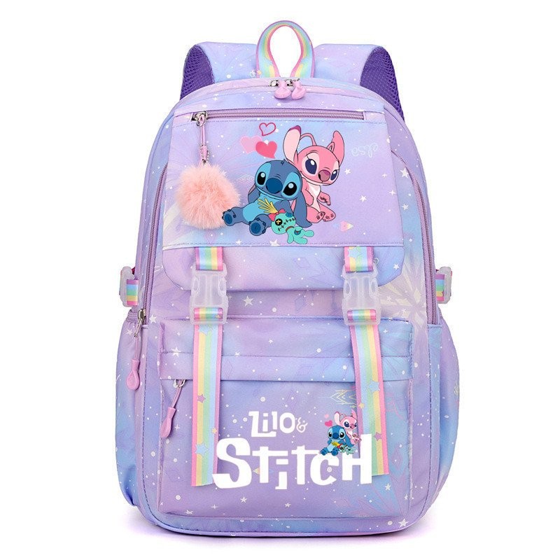 High Lilo E Stitch Mochila À Prova Dwaterproof Água Para A Escola Anime ...