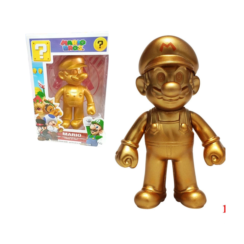 Boneco Figura de Ação Colecionável Super Mario Bros - Articulável e com ...