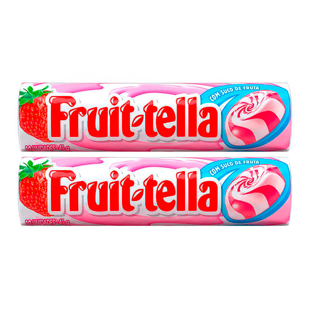 Kit 2 Bala Fruit-Tella 10 Unidades 41g | Shopee Brasil