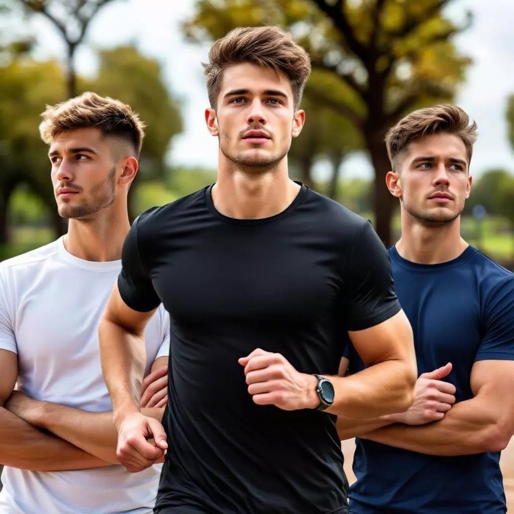 Kit 3 Camisetas Masculina Dry Fit - qualidade premium (DRY-FIT ...