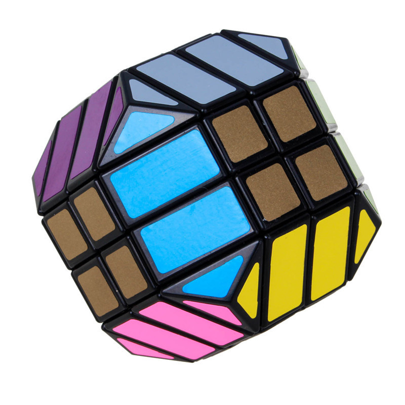 LanLan 4x4 12 Cubo Mágico Rômbico Speed Puzzle Brinquedos Educativos ...