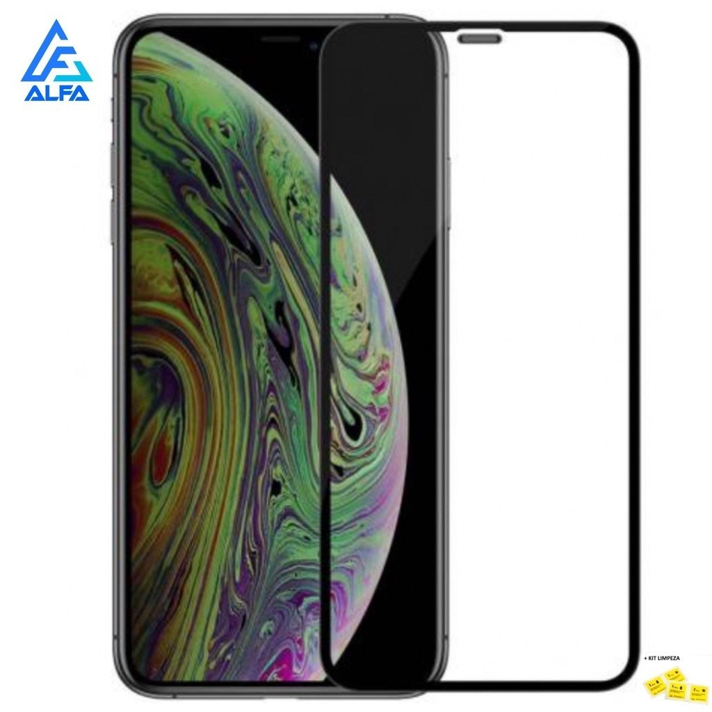 Película 3d Full iPhone 6 7 8 Plus X XS MAX 11 12 13 promax | Shopee Brasil