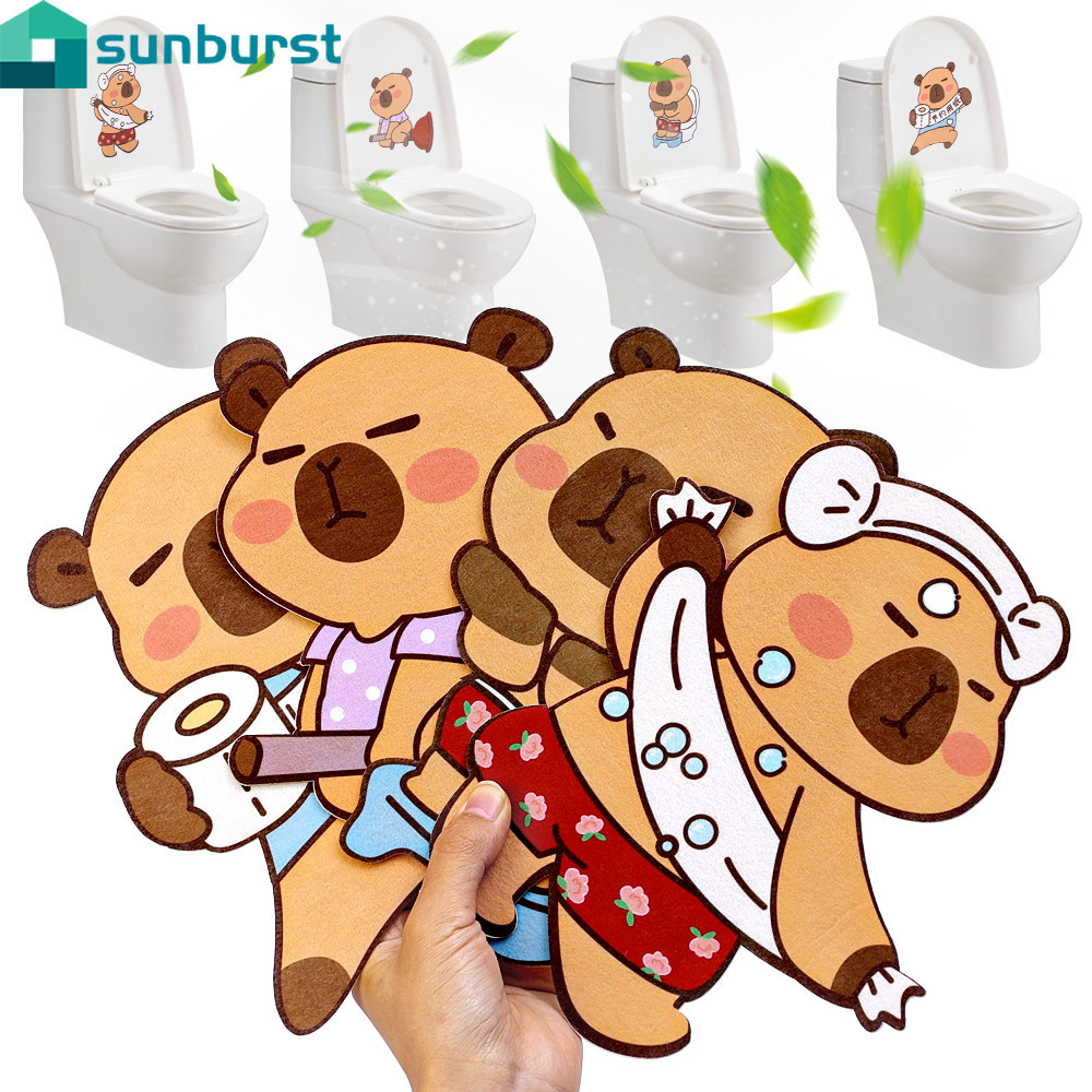Adesivo Desodorizante Capybara Cartoon-Reutilizável , Auto-Paster ...