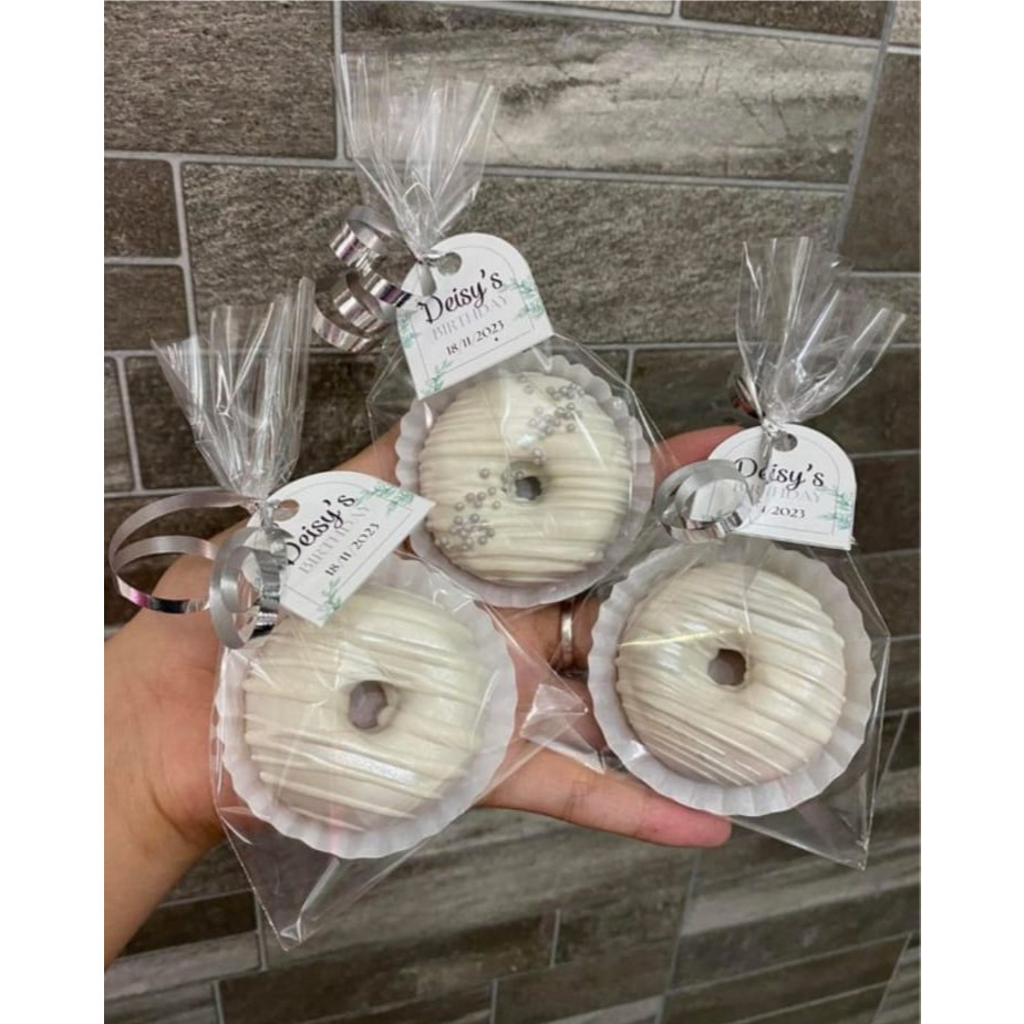 Embalagem Para Donuts Saco Saquinho Transparente Doces 15x20 100 und PP ...