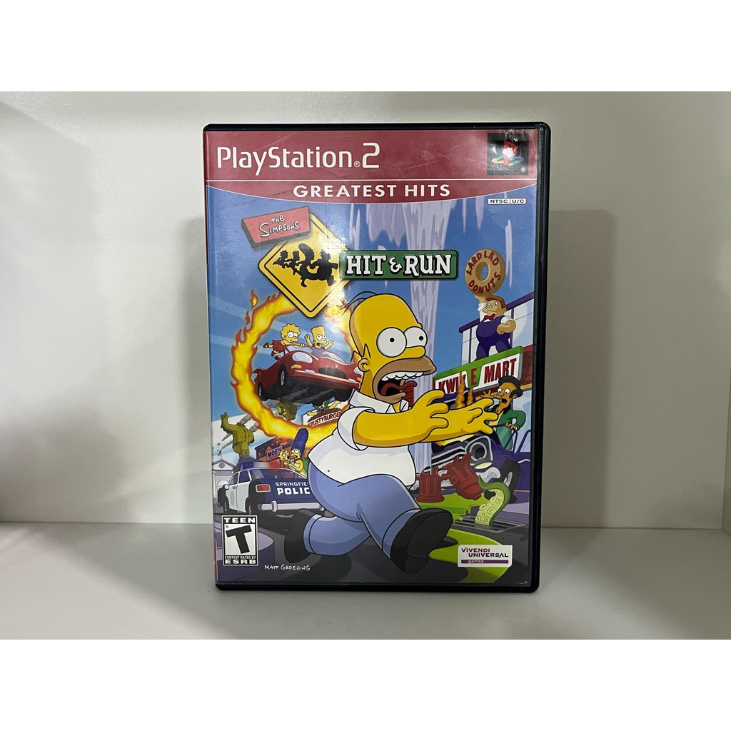 The Simpsons Hit E run GH PS2 Original Americano (Usado) | Shopee Brasil