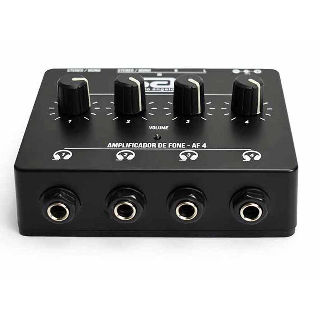 Amplificador de Fone Santo Angelo AF4 Preto | Shopee Brasil