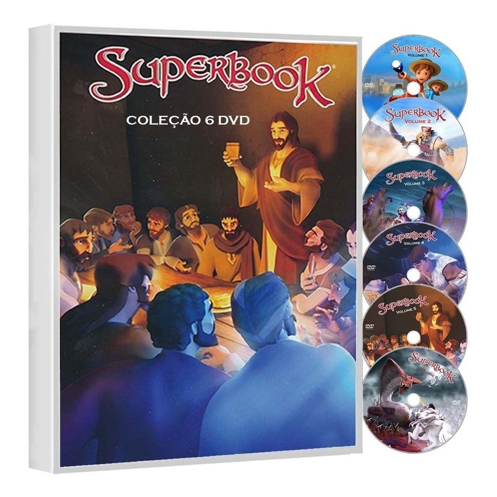 Dvd Superbook Coleção 26 Episódios - 6 Dvd | Shopee Brasil