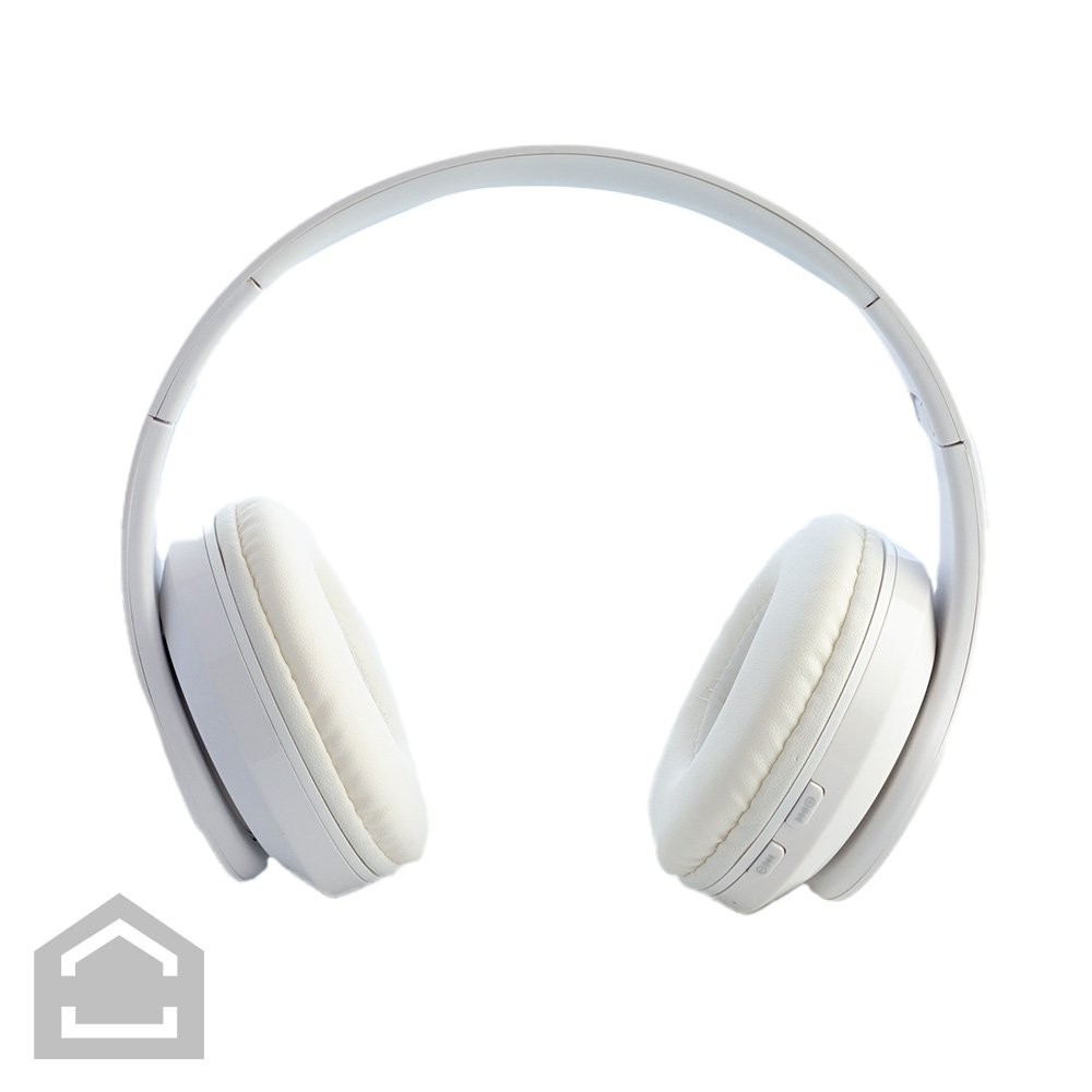 Fone de Ouvido Headset Via Bluetoot Sem Fio Party Super Xbass Branco ...