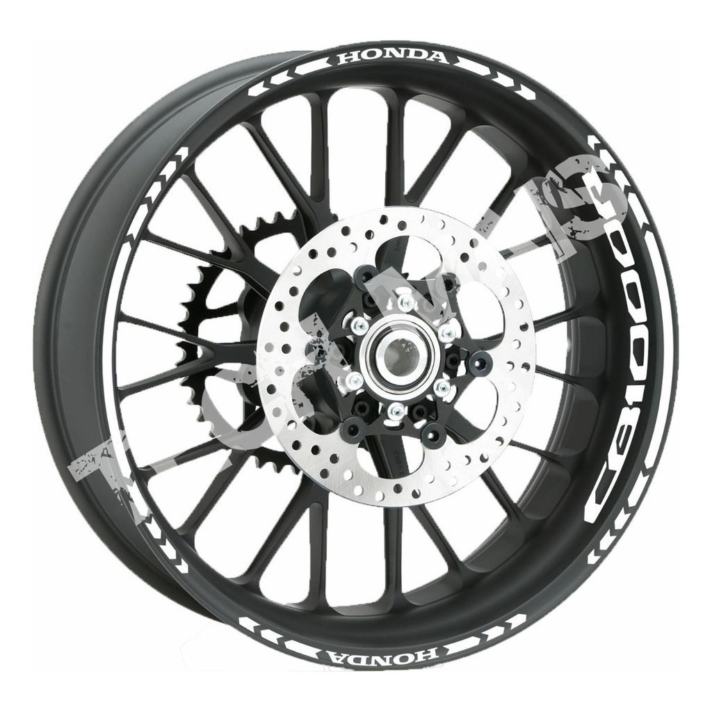 Adesivo Refletivo De Roda Friso Moto Honda Cb 1000 R Cb1000r decals ...