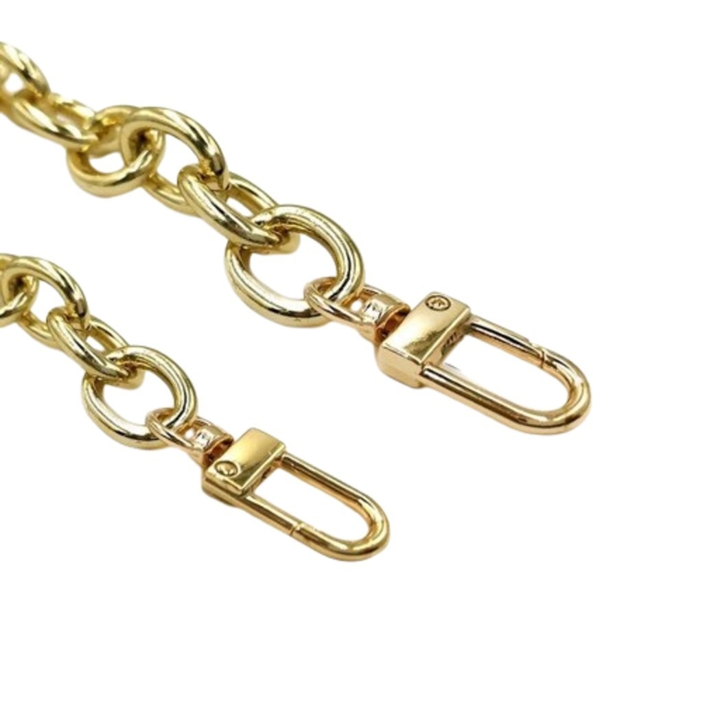 Alça De Bolsa Corrente Com Mosquetão 1,20M Dourado Claro Ro.151387 ...