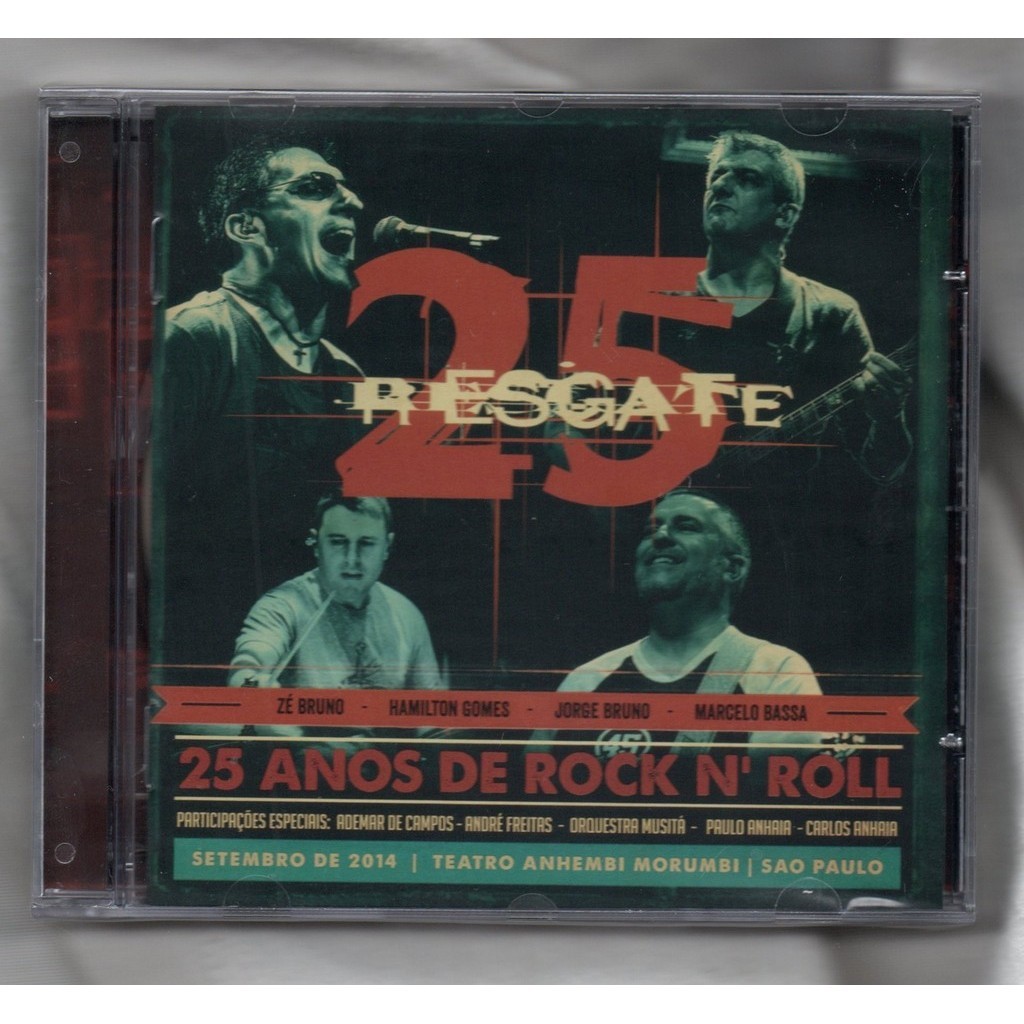 Resgate CD 25 Anos De Rock N' Roll | Shopee Brasil