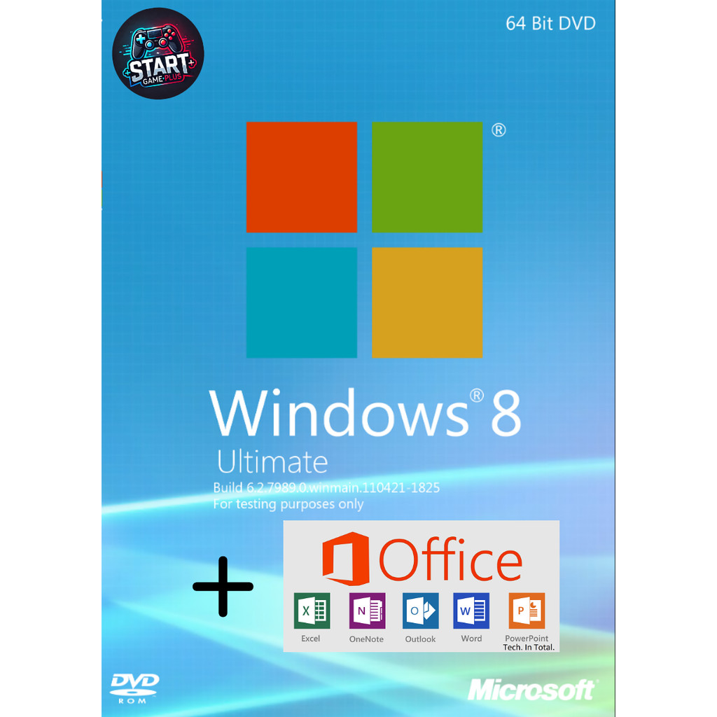 CD/DVD Windows 8/8.1 + Pacote Office Ativado - PC | Shopee Brasil