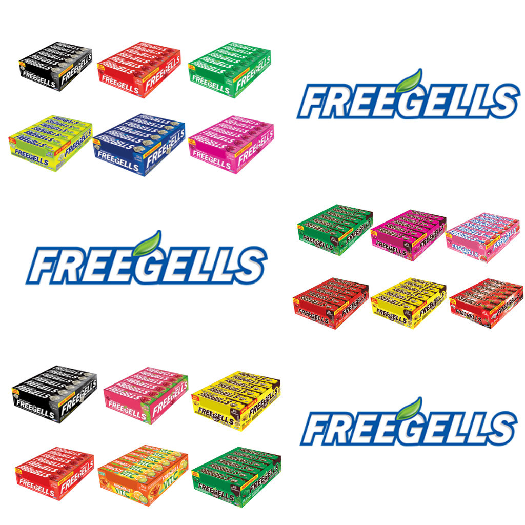 Kit 06 Balas Freegells Drops c/12 cada | Shopee Brasil