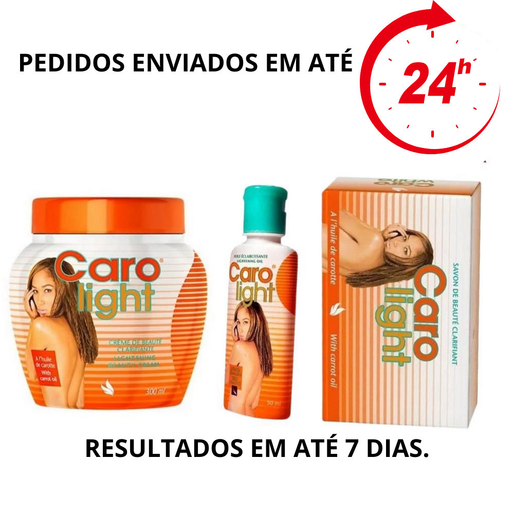 Kit Clareador caro light de Manchas Caro Light 300 ml - importado ...