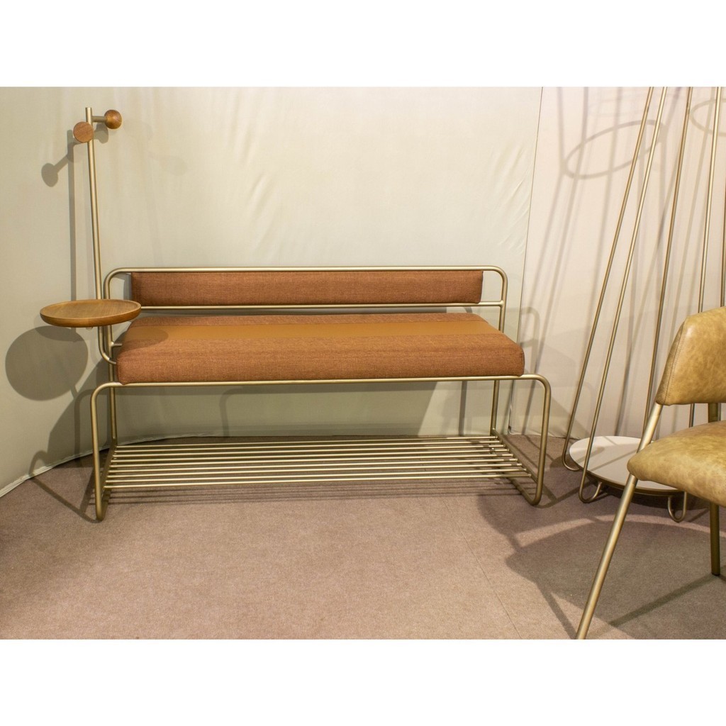 Banco para Sala de Jantar com Cabideiro e Sapateira Tullum | Shopee Brasil