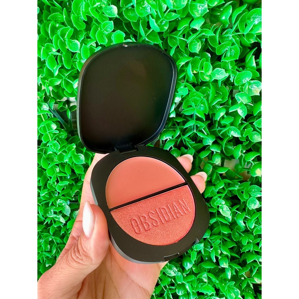 Blush Duo Obsidian Gemini OG02 Ruby Rose | 7,9g | Shopee Brasil