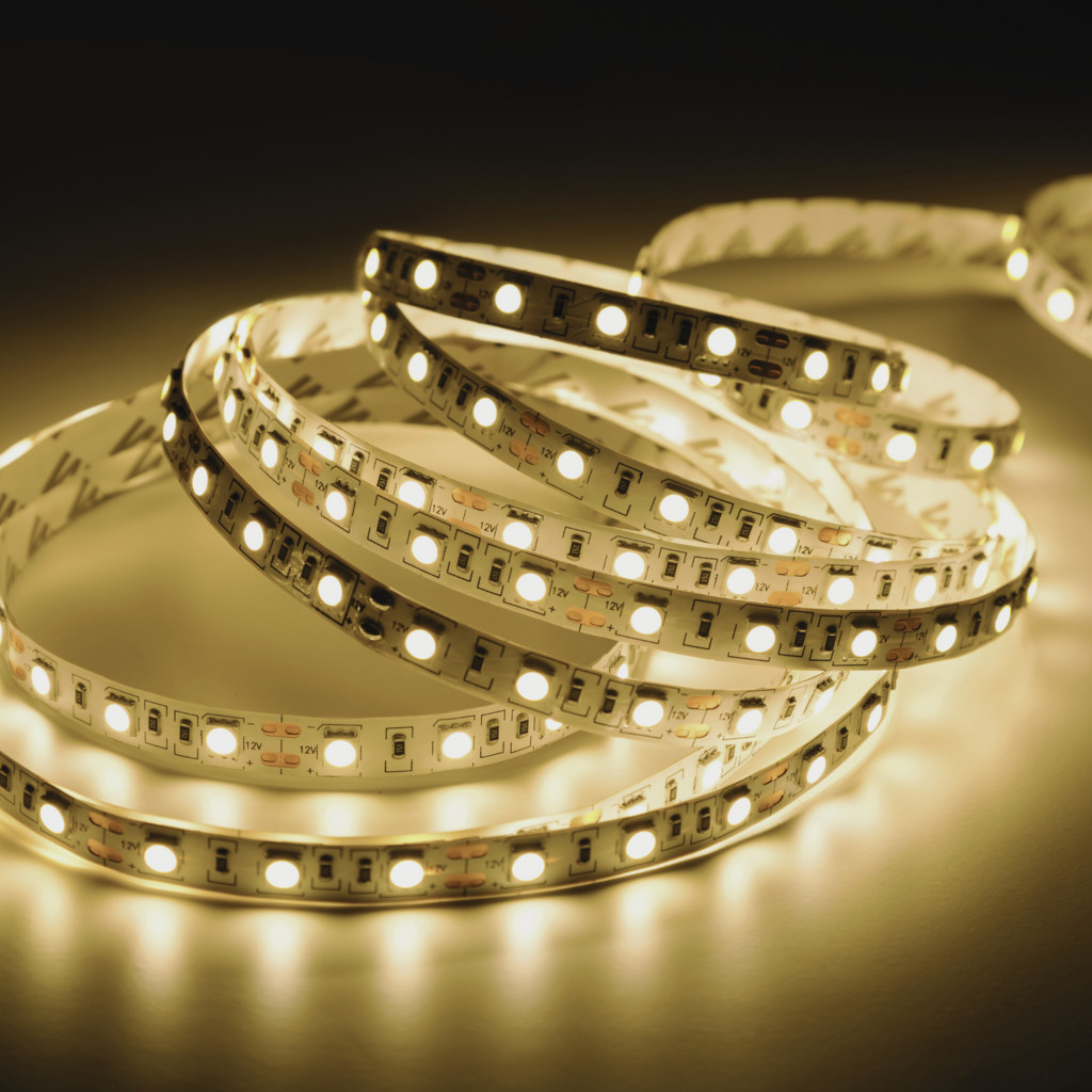 Fita Led 120Leds 12V 5/m 9w/M 4000K S/Silicone Luz Neutra | Shopee Brasil