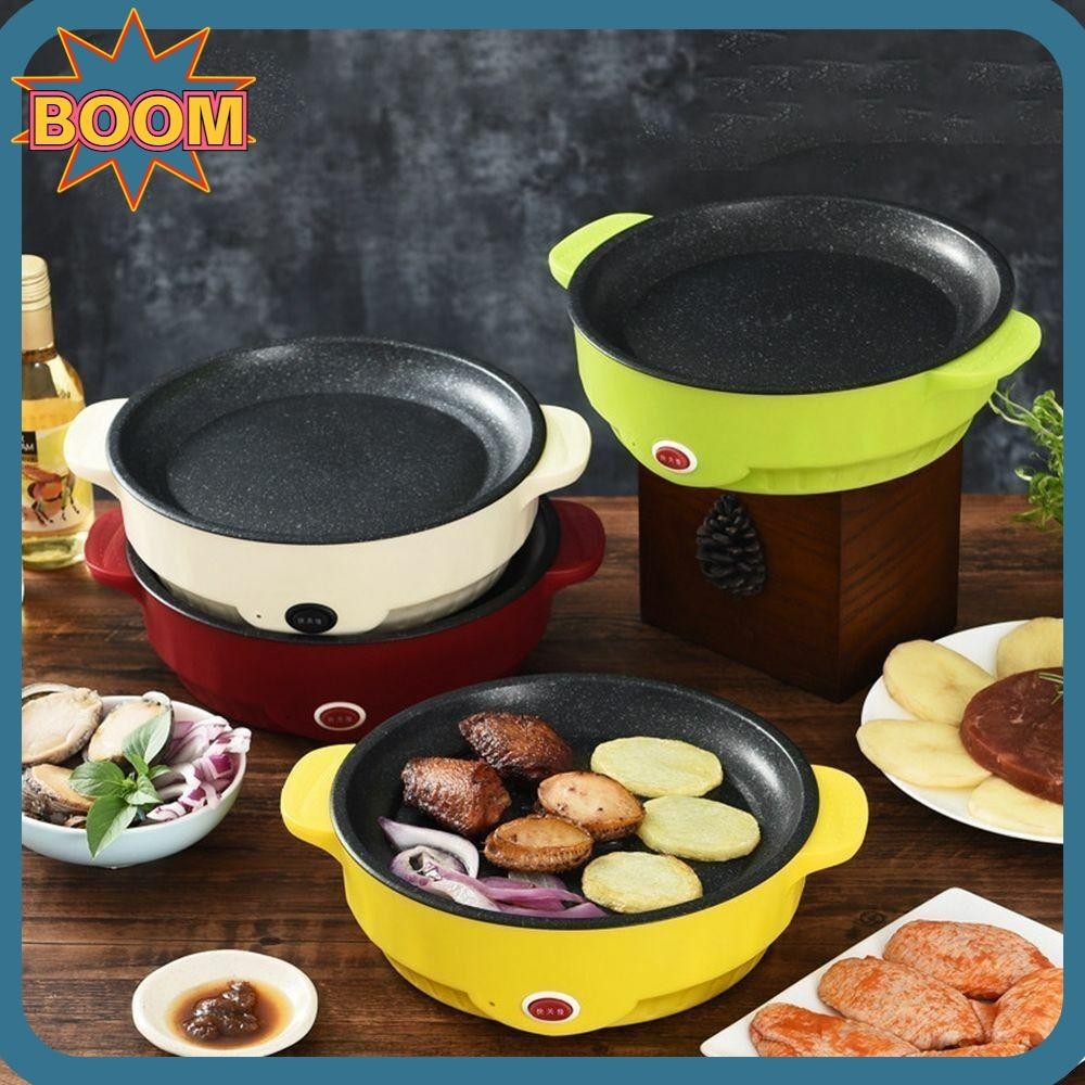 Frigideira BOOM Frying Panela , Grelha Elétrica De Pedra Médica De Alta ...