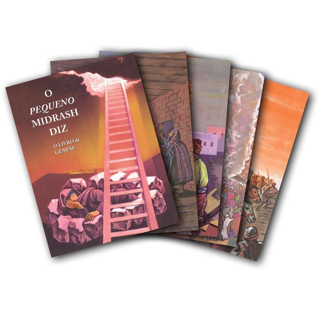 Livro - O PEQUENO MIDRASH DIZ-BROCHURA - COLEÇÃO - Gênesis, Êxodo ...