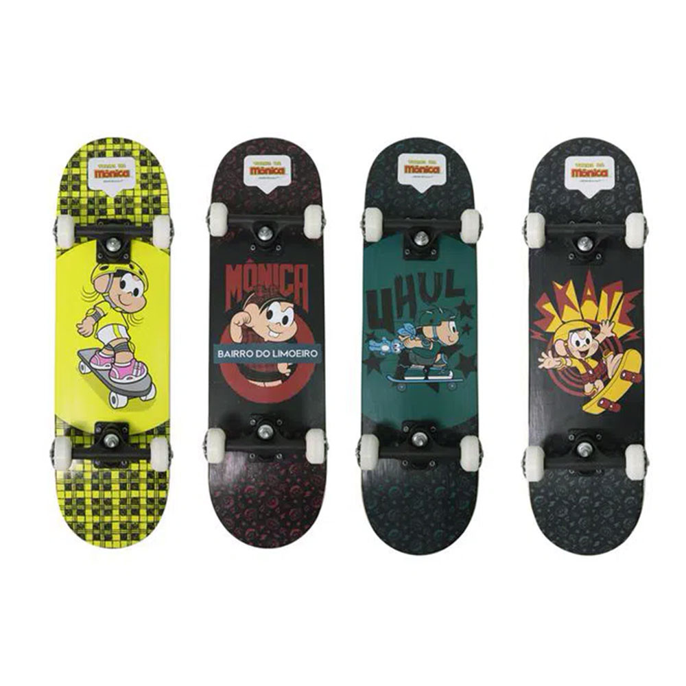 Skate Turma da Mônica Para Iniciantes Montado | Shopee Brasil